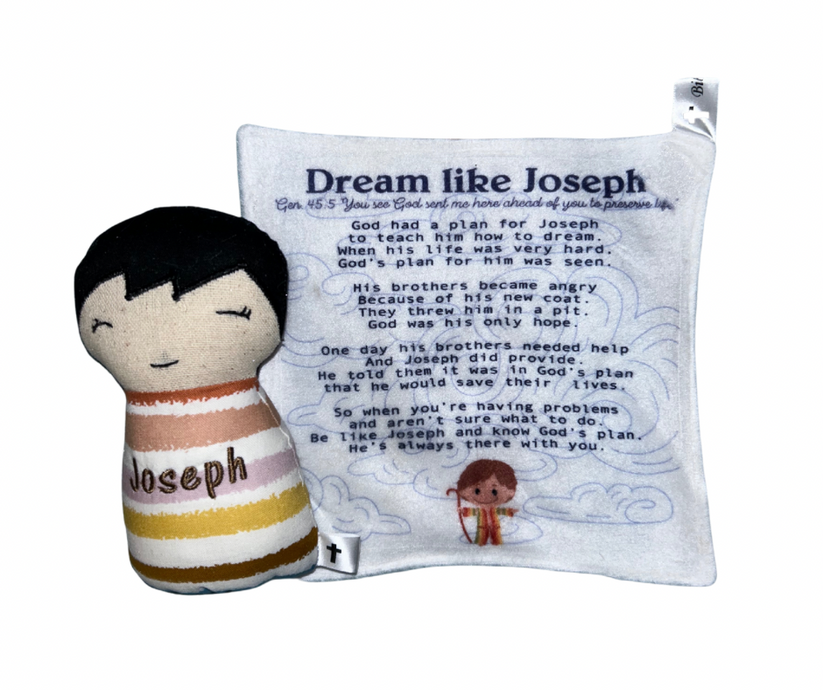 Baby Joseph and quilt – mybiblebabies